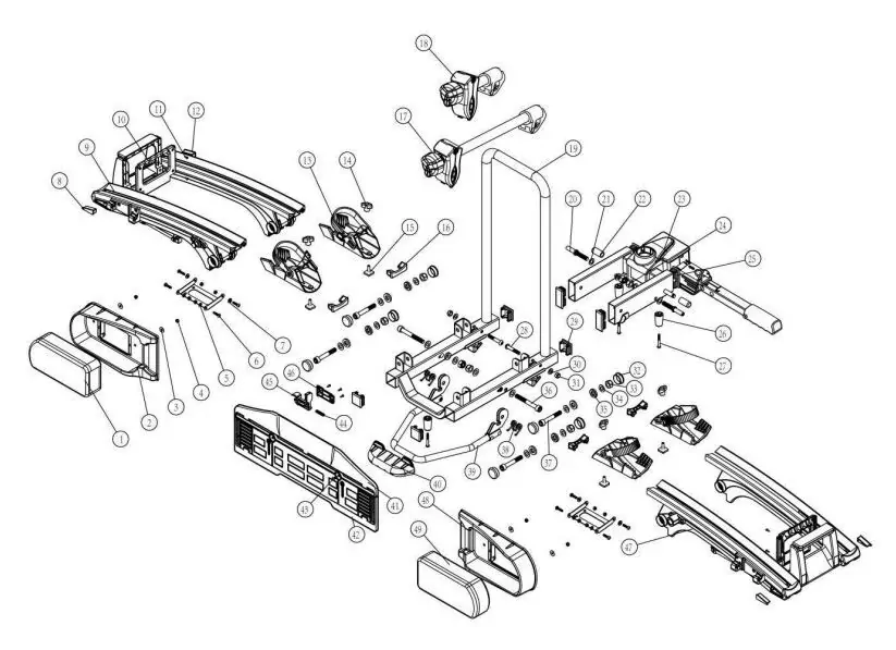 Quick Fit XF3/XF2 Bike Rack Parts # 18. - Lock Bracket - Short