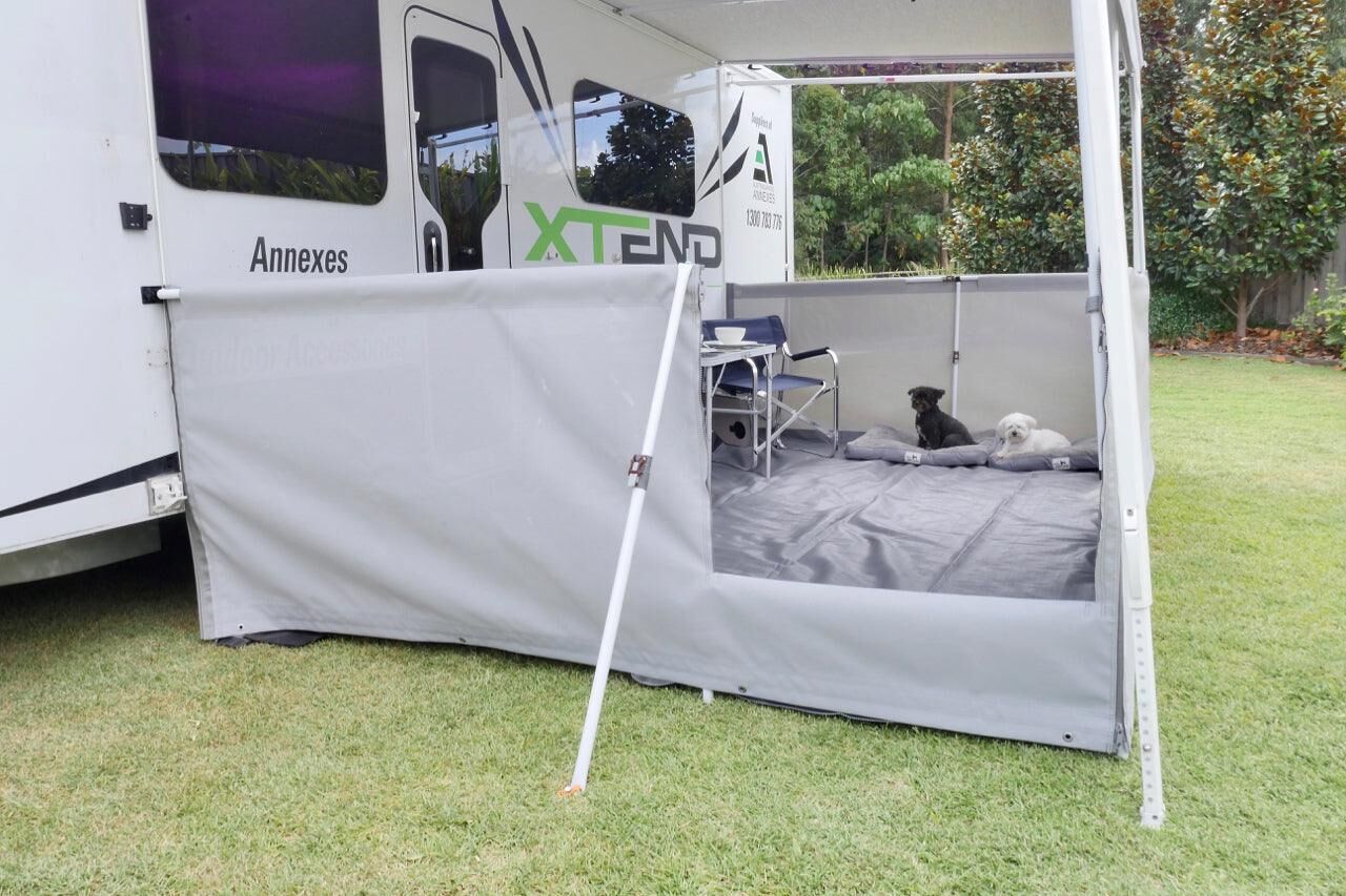 XTEND Premium Mesh Pet Enclosure 19ft ** Including Grey Draft Strip ...